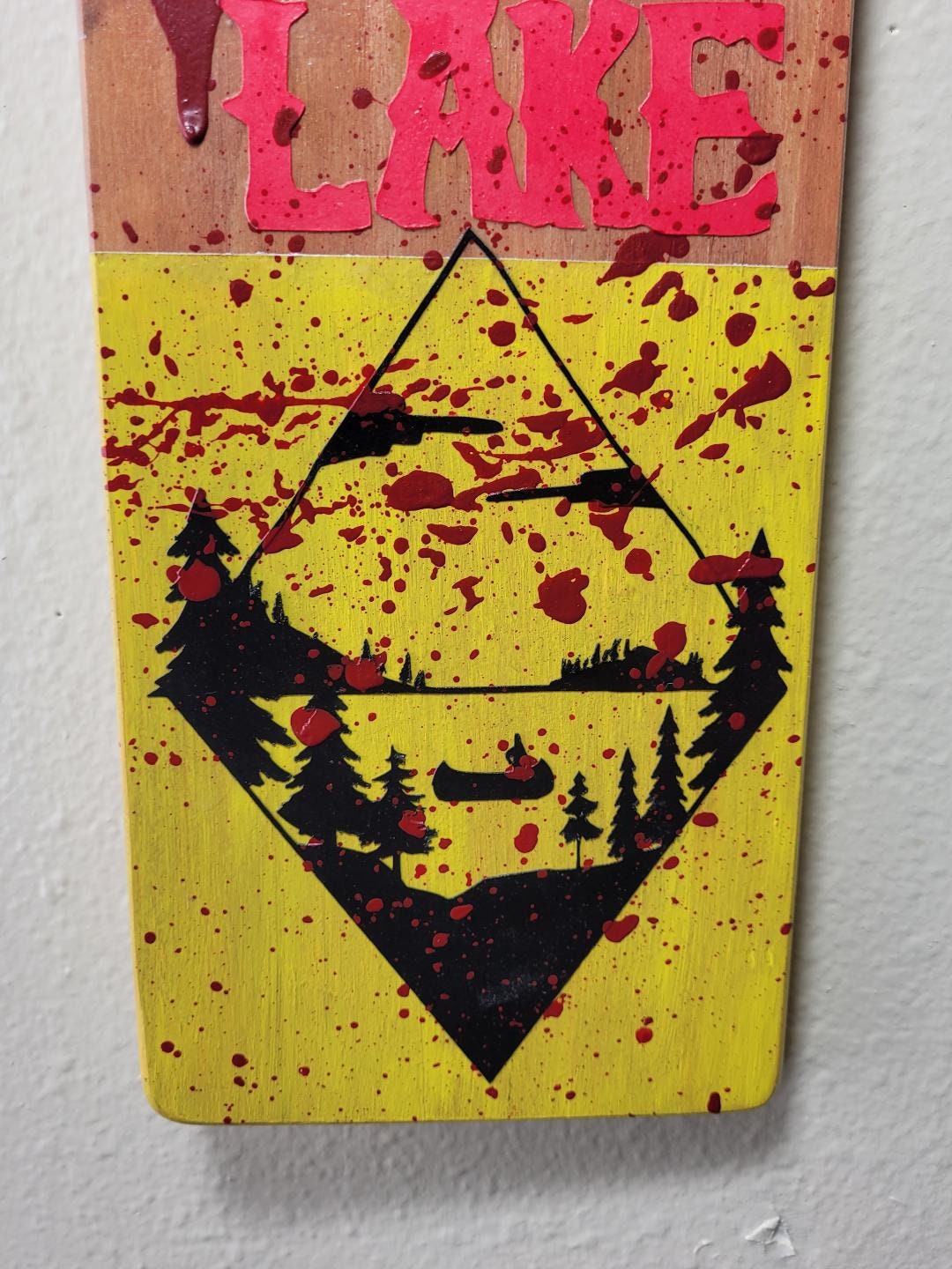 Masked Lake Killer Canoe Paddle Sign - Etsy