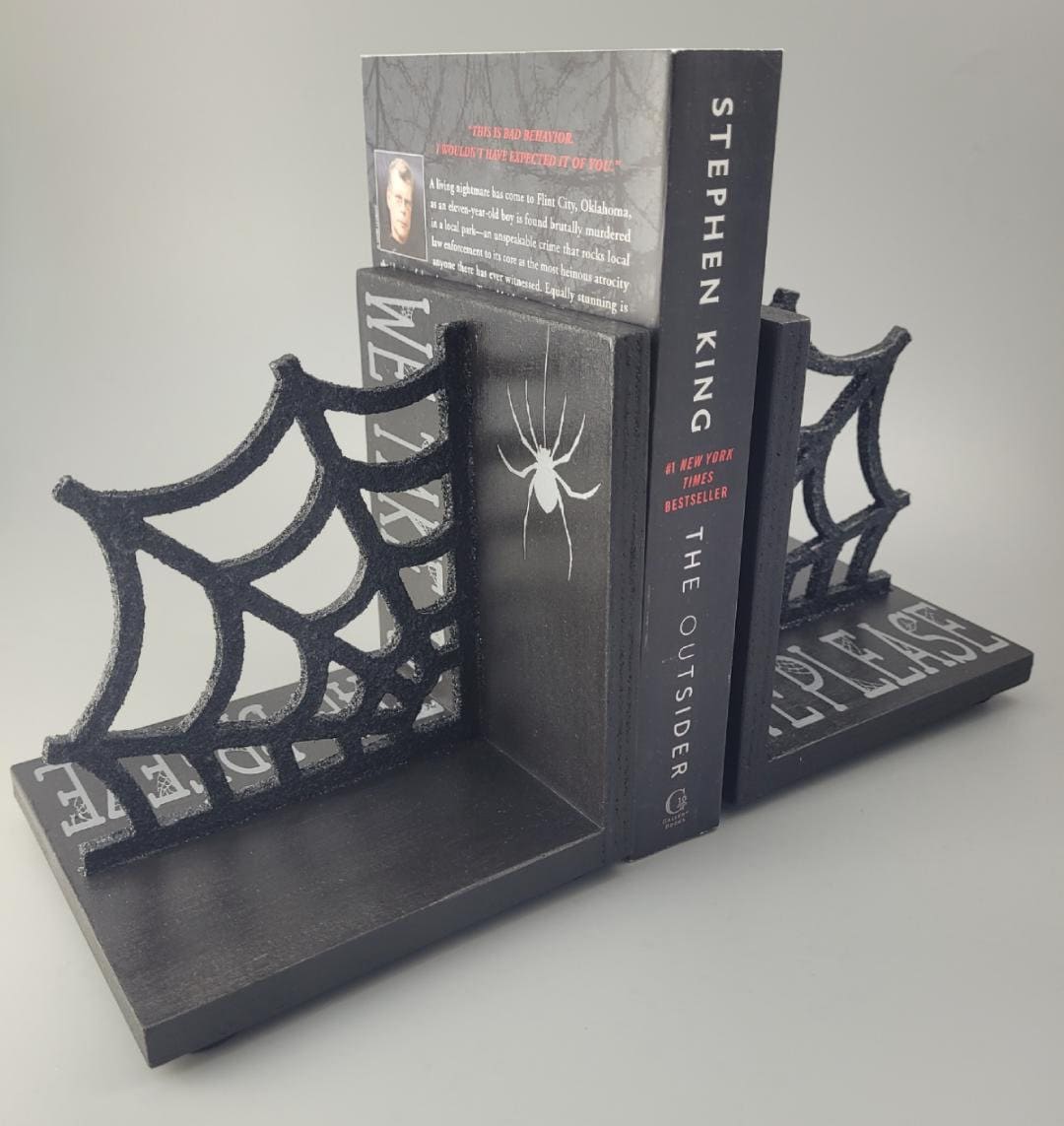 Reversible Spider Web Bookends - Etsy
