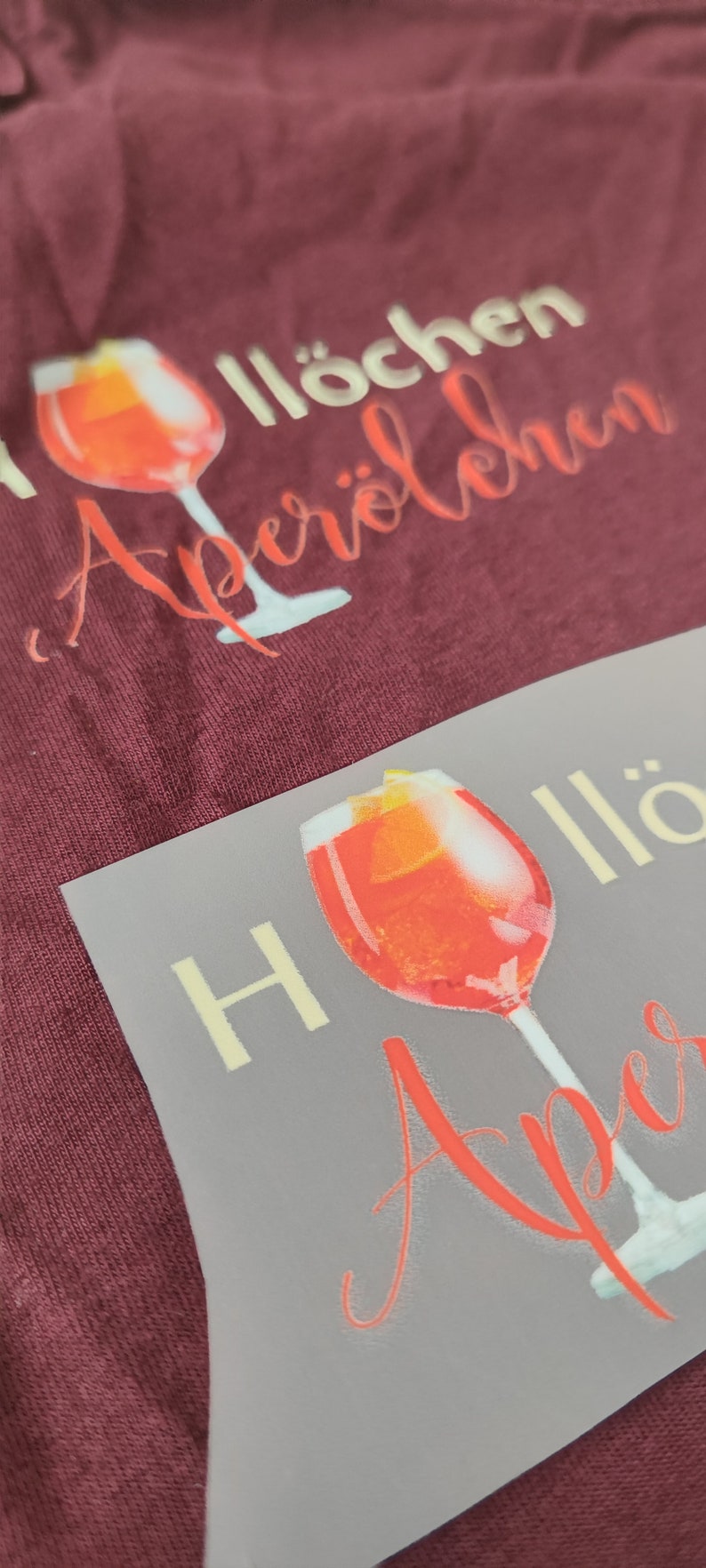 Pimp My Shirt Cool Iron-on Image as DTF Transfer With Aperol Saying for ...