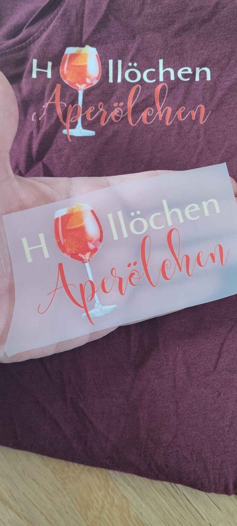 Pimp My Shirt Cool Iron-on Image as DTF Transfer With Aperol Saying for ...