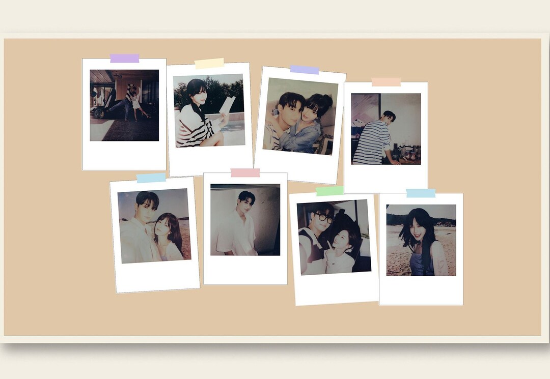 HIERARCHY 하이라키 2024 K-drama Polaroid Style Mini Photo Prints Kim Ri-an ...
