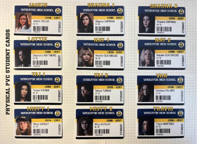 YELLOWJACKETS | Wiskayok High School Character Student ID Cards PVC ...