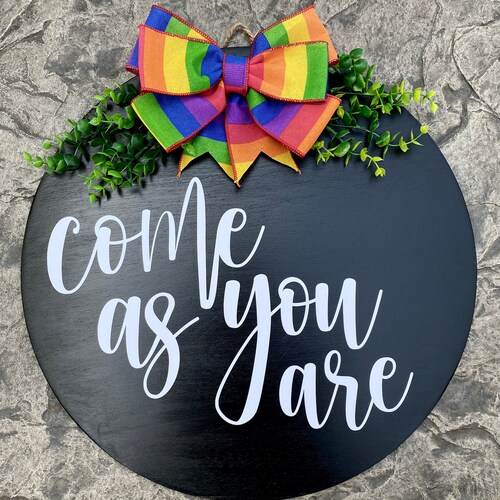 All Are Welcome Sign - Etsy