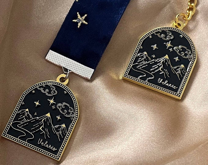 ACOTAR Velaris Officially Licensed Bookmark and Keyring Officially ...