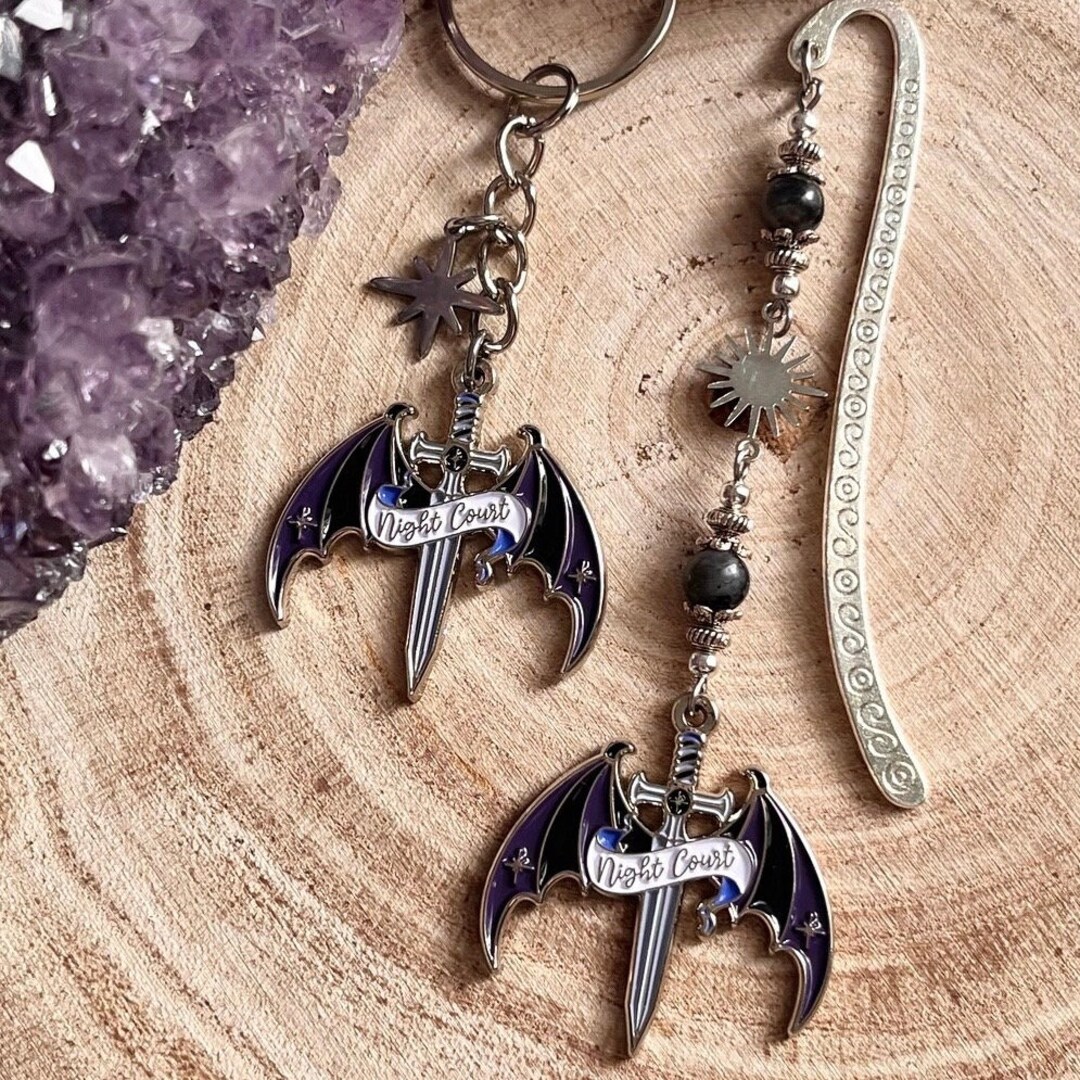Night Court ACOTAR Keychain and Bookmark- Officially Licensed by Sarah ...