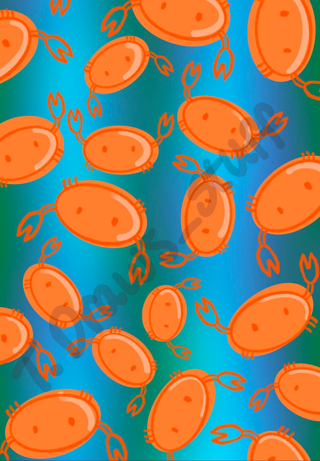 Crab Rave Wallpaper - Etsy