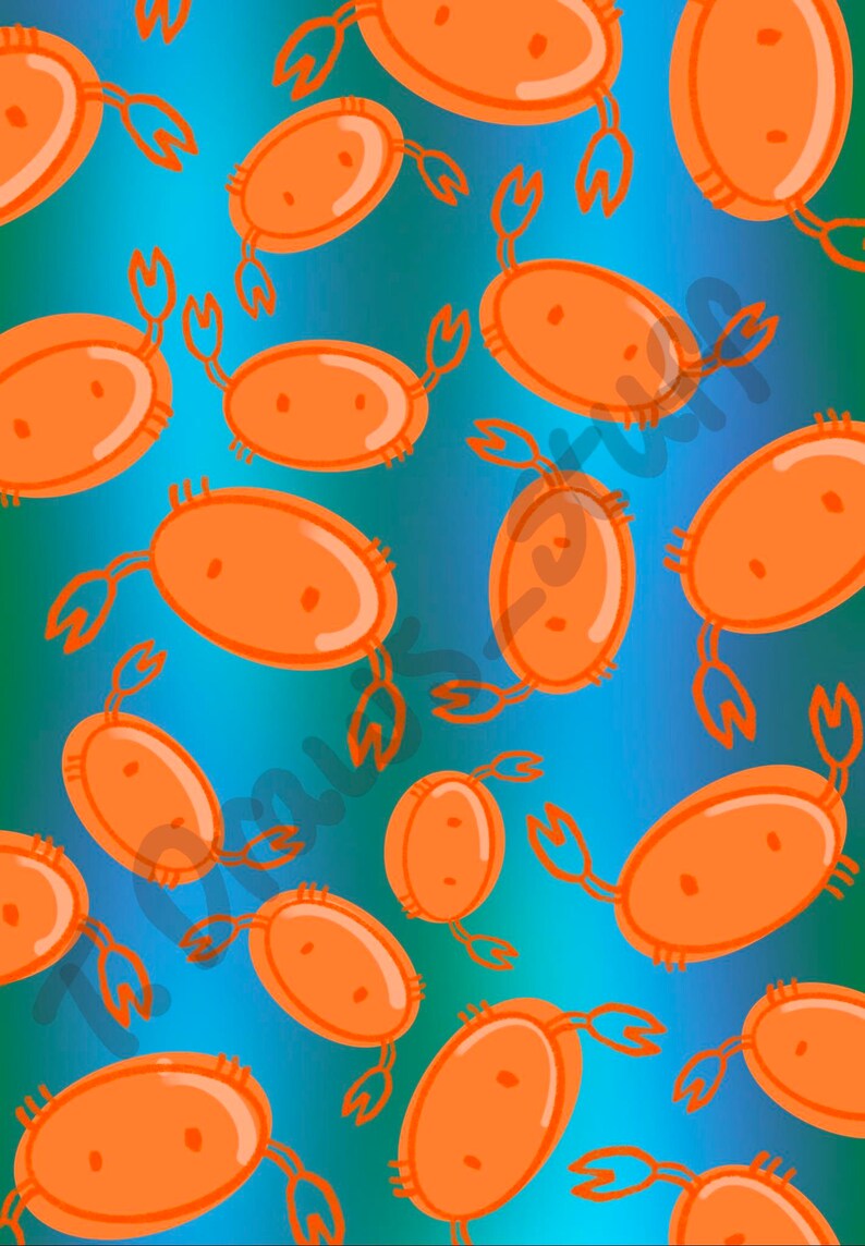 Crab Rave Wallpaper - Etsy