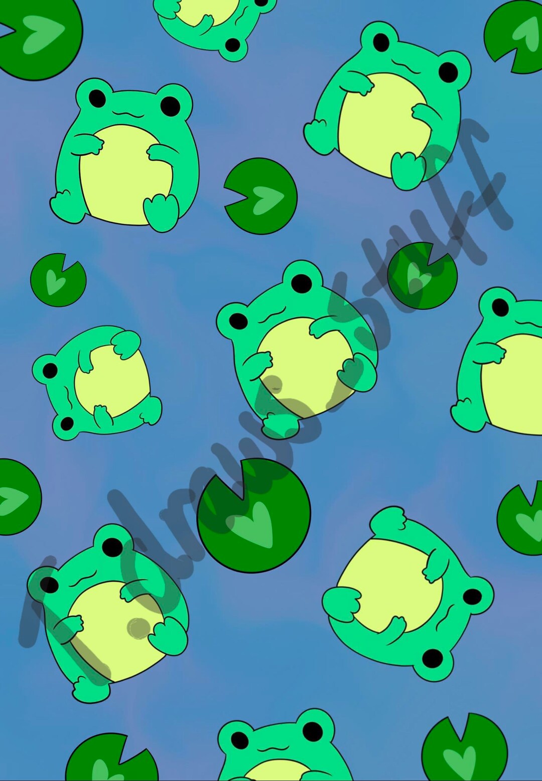 Froggy Wallpaper - Etsy