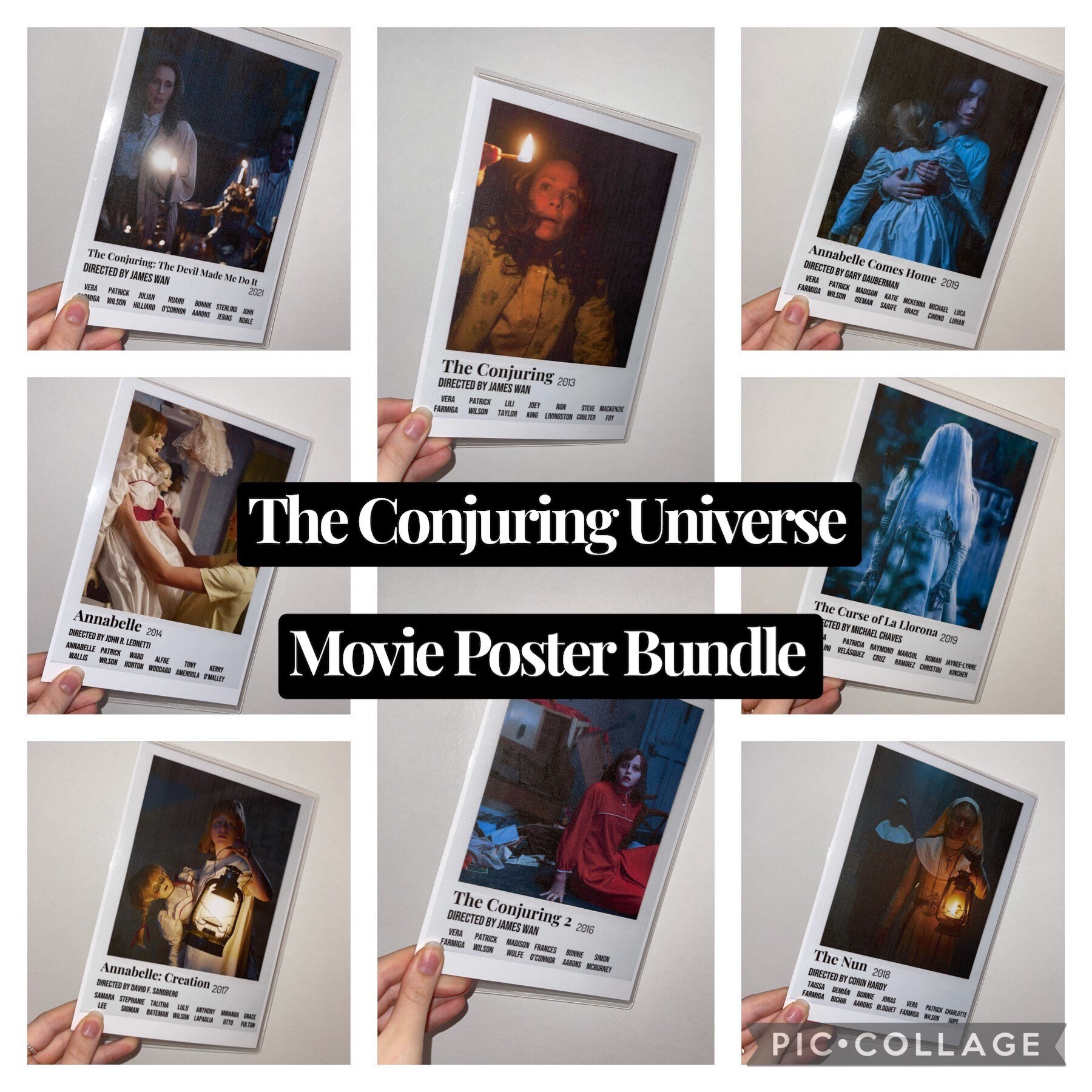 The Conjuring Universe Inspired Movie Poster Bundle | Etsy