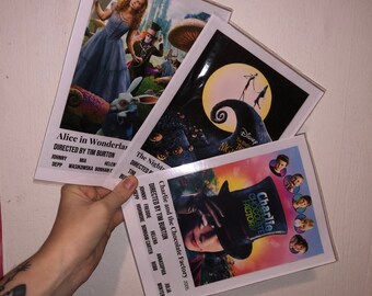 Tim Burton Movie Posters | Etsy