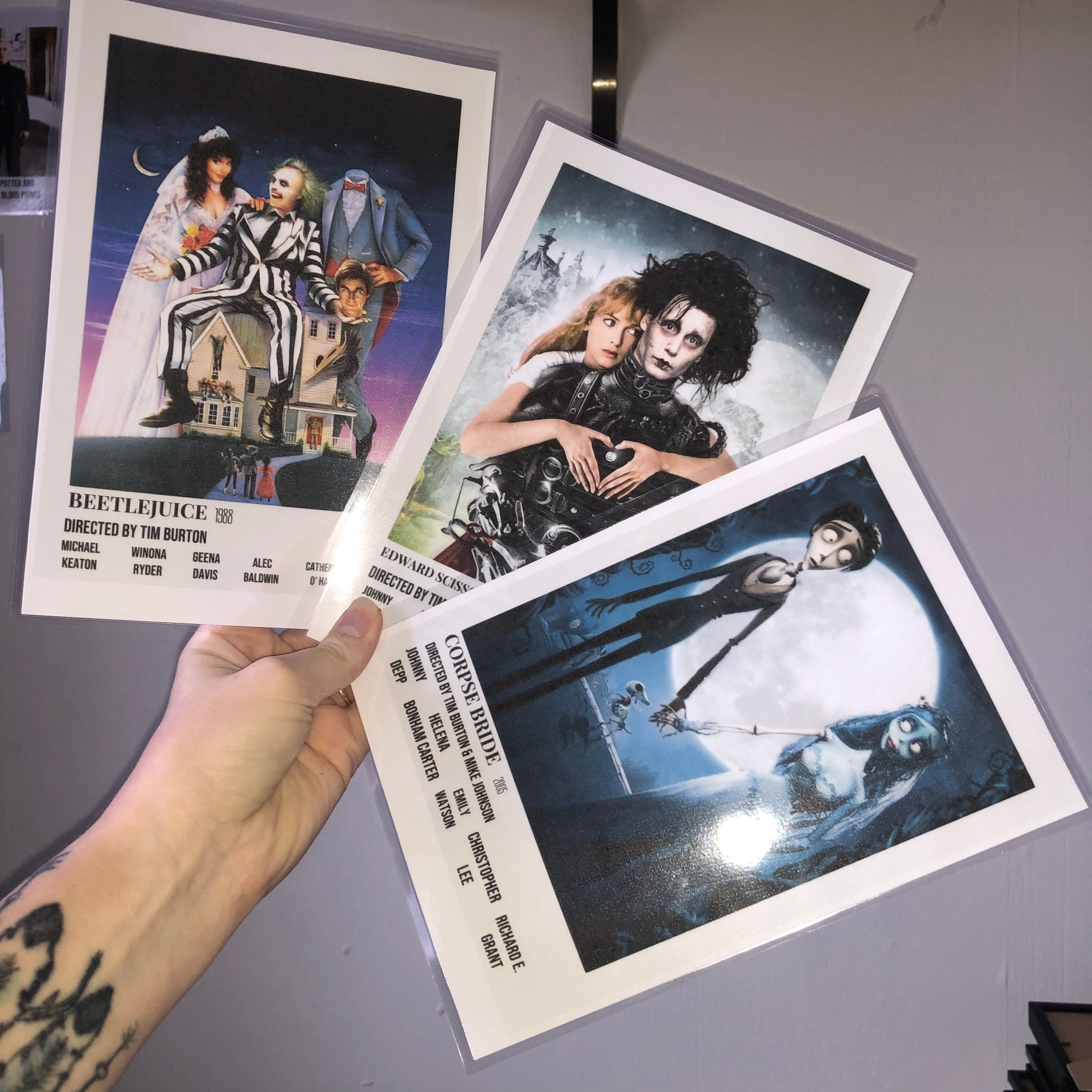 Tim Burton Movie Posters | Etsy