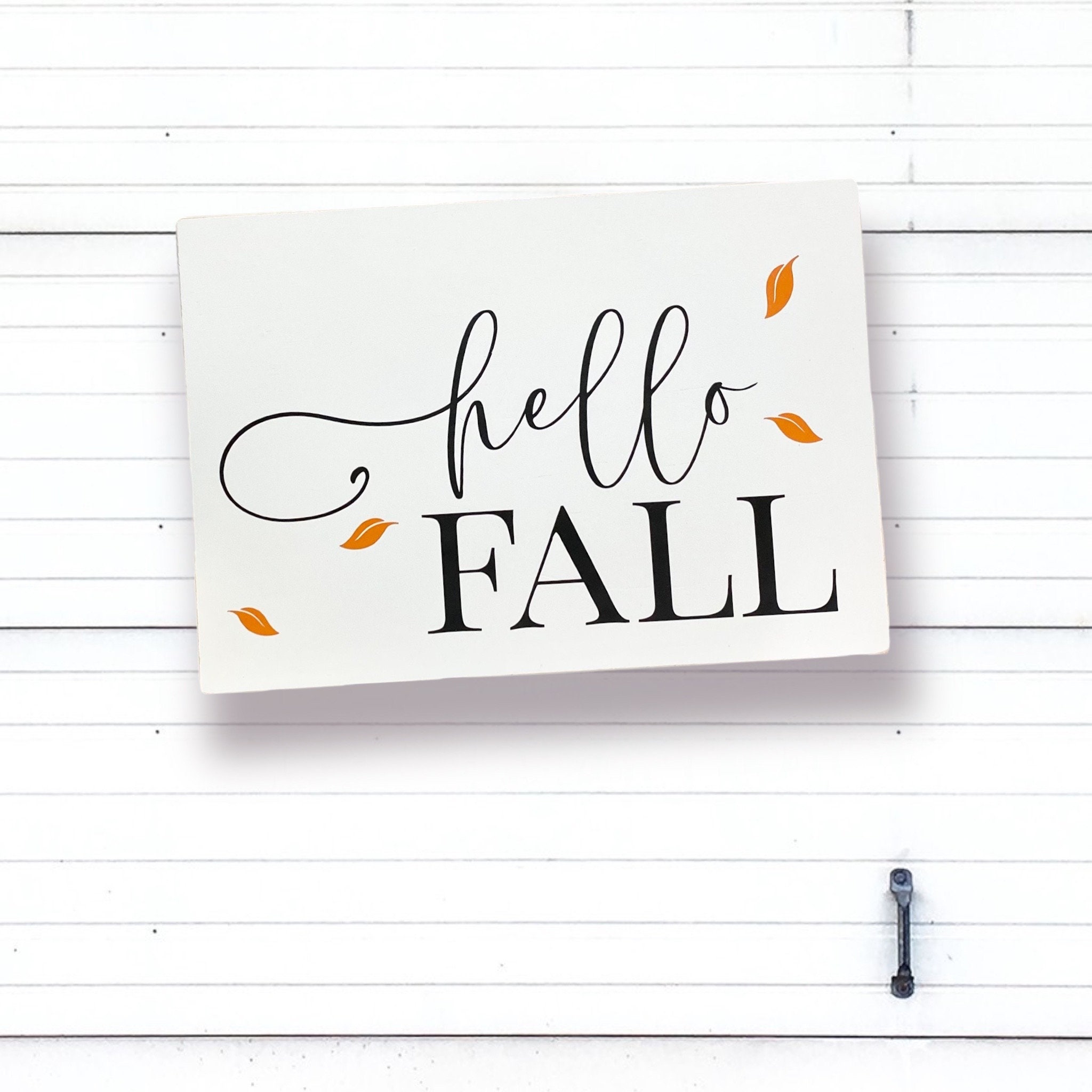 Hello Fall Sign, Fall Wood Sign, Welcome Fall Sign, Halloween Sign ...