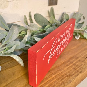 Sleep in Heavenly Peace Sign, Farmhouse Christmas Decor, Christmas Wood ...