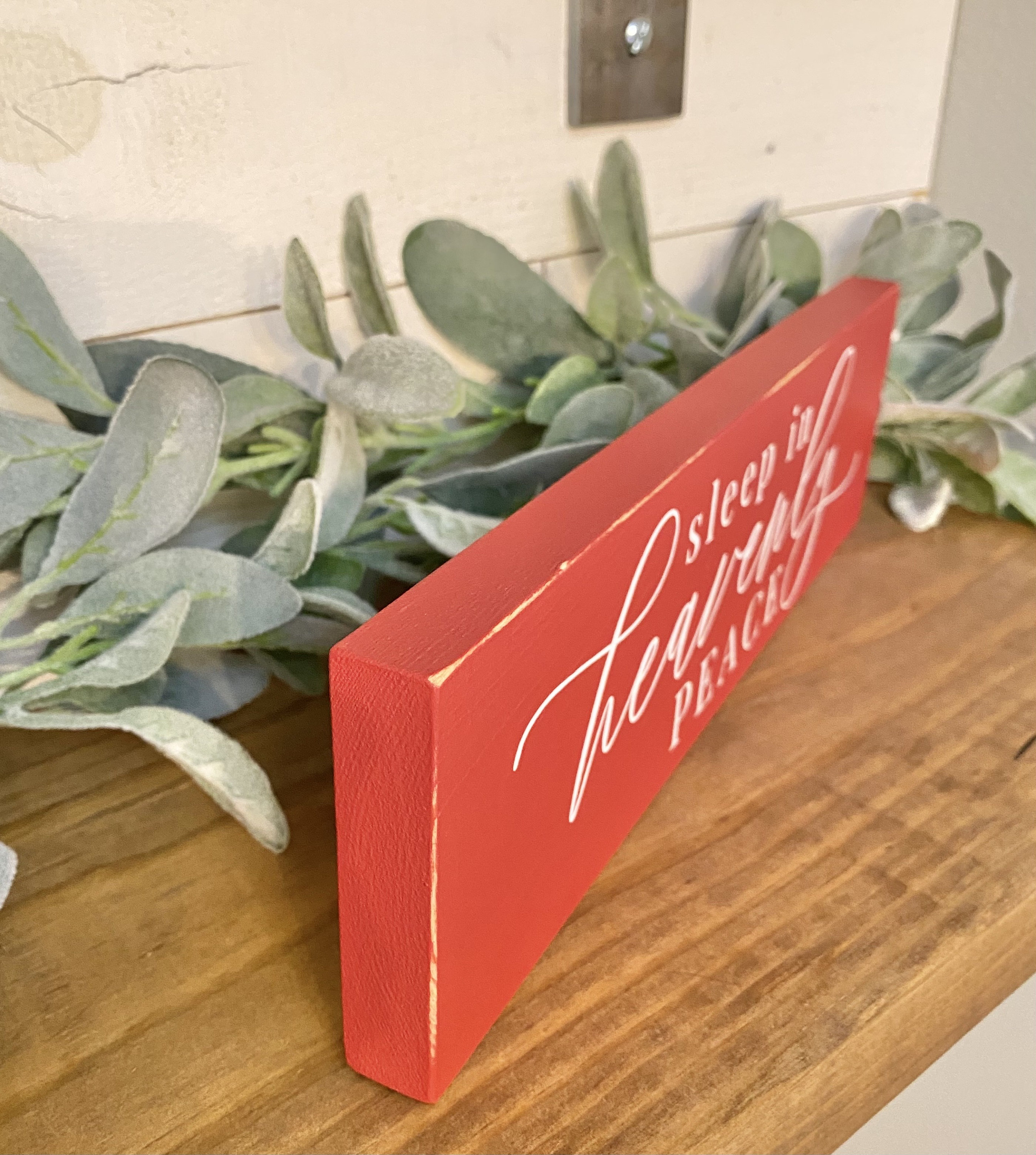 Sleep in Heavenly Peace Sign Farmhouse Christmas Decor - Etsy