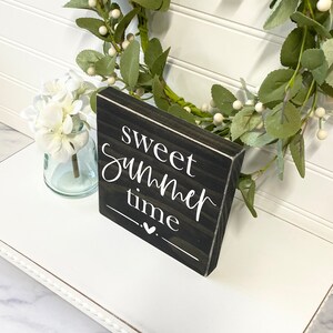 Sweet Summer Time Wood Sign, Summer Sign, Shelf Sitter, Summertime ...