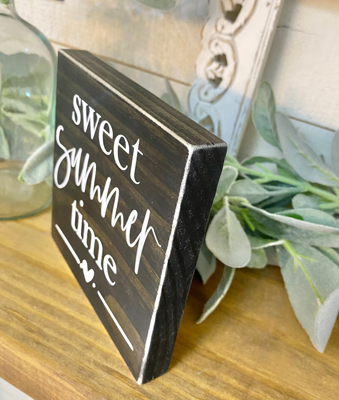Sweet Summer Time Wood Sign, Summer Sign, Shelf Sitter, Summertime ...