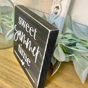 Sweet Summer Time Wood Sign, Summer Sign, Shelf Sitter, Summertime ...