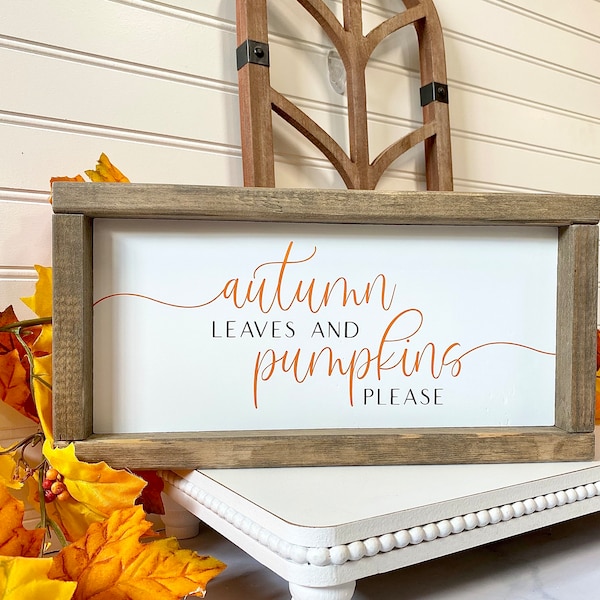 Autumn Sign - Etsy