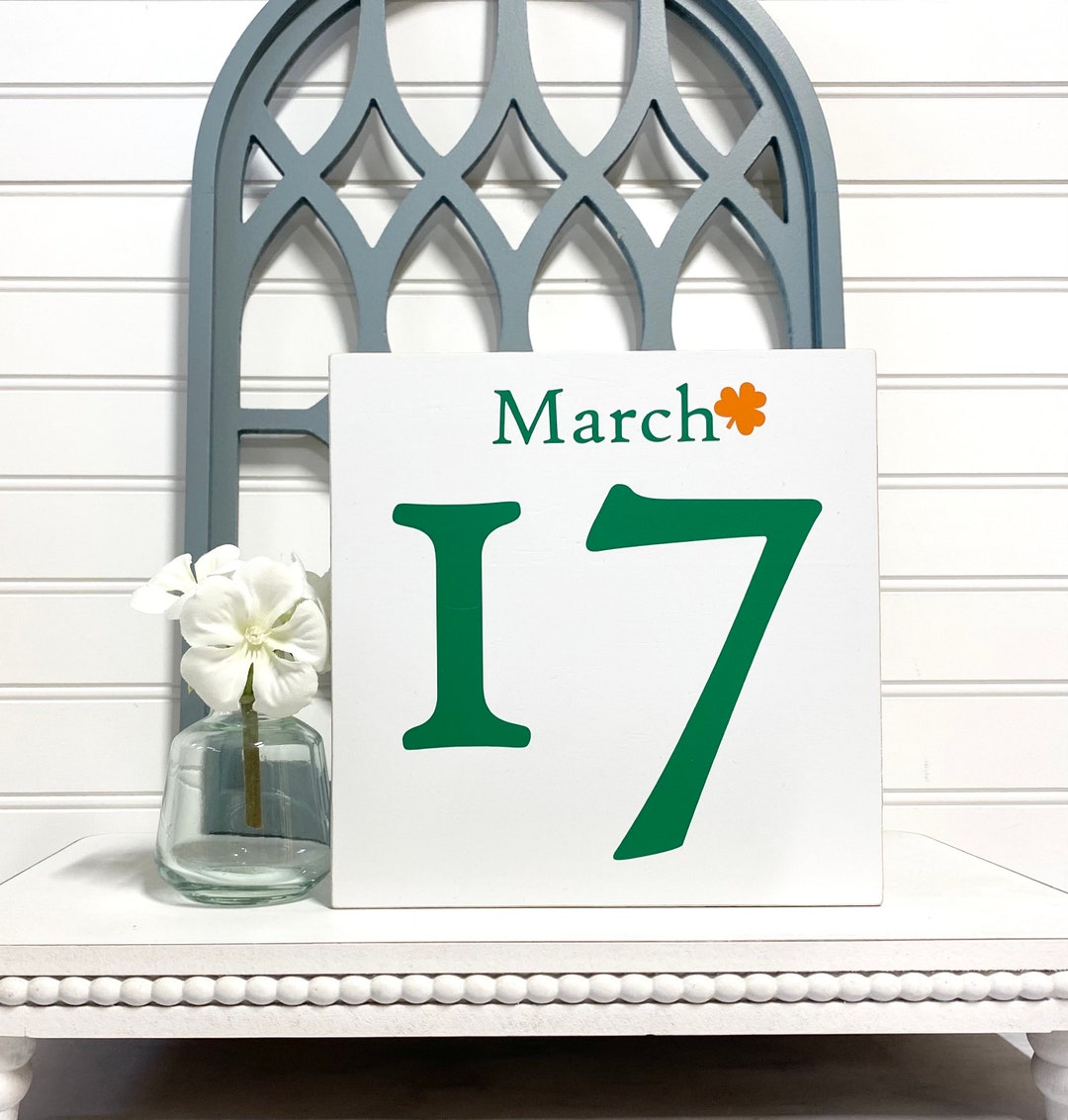 March 17th Wood Sign, St. Patrick’s Day Decor, Green St. Patrick’s Day ...