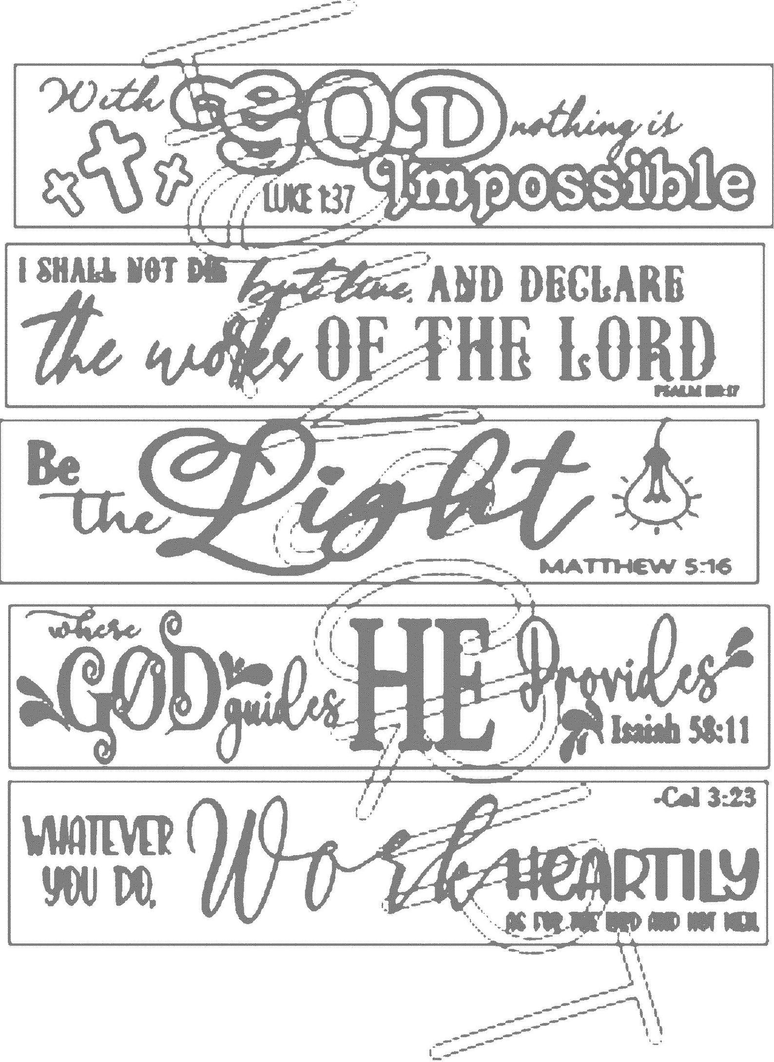 Digital Download Only | Weekly Scripture SVG | Laser Cutting File ...