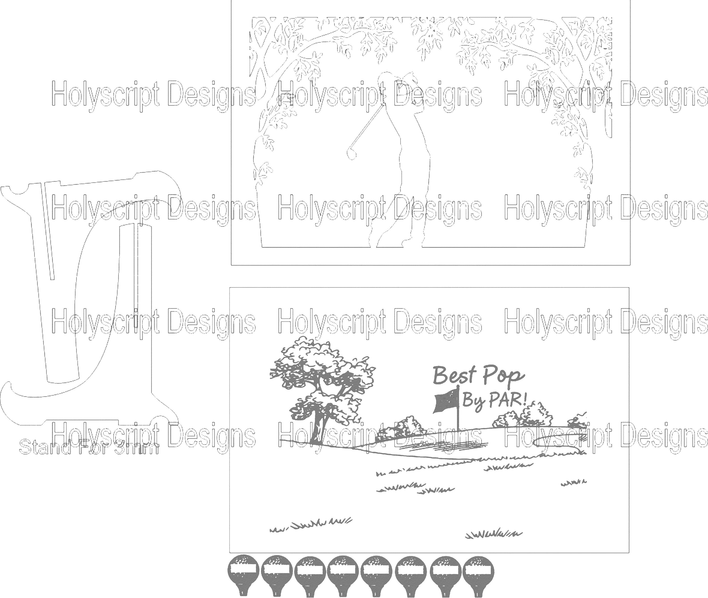 Digital Download | SVG| Golfing Fathers Day File | Best Dad Pop Papa by ...