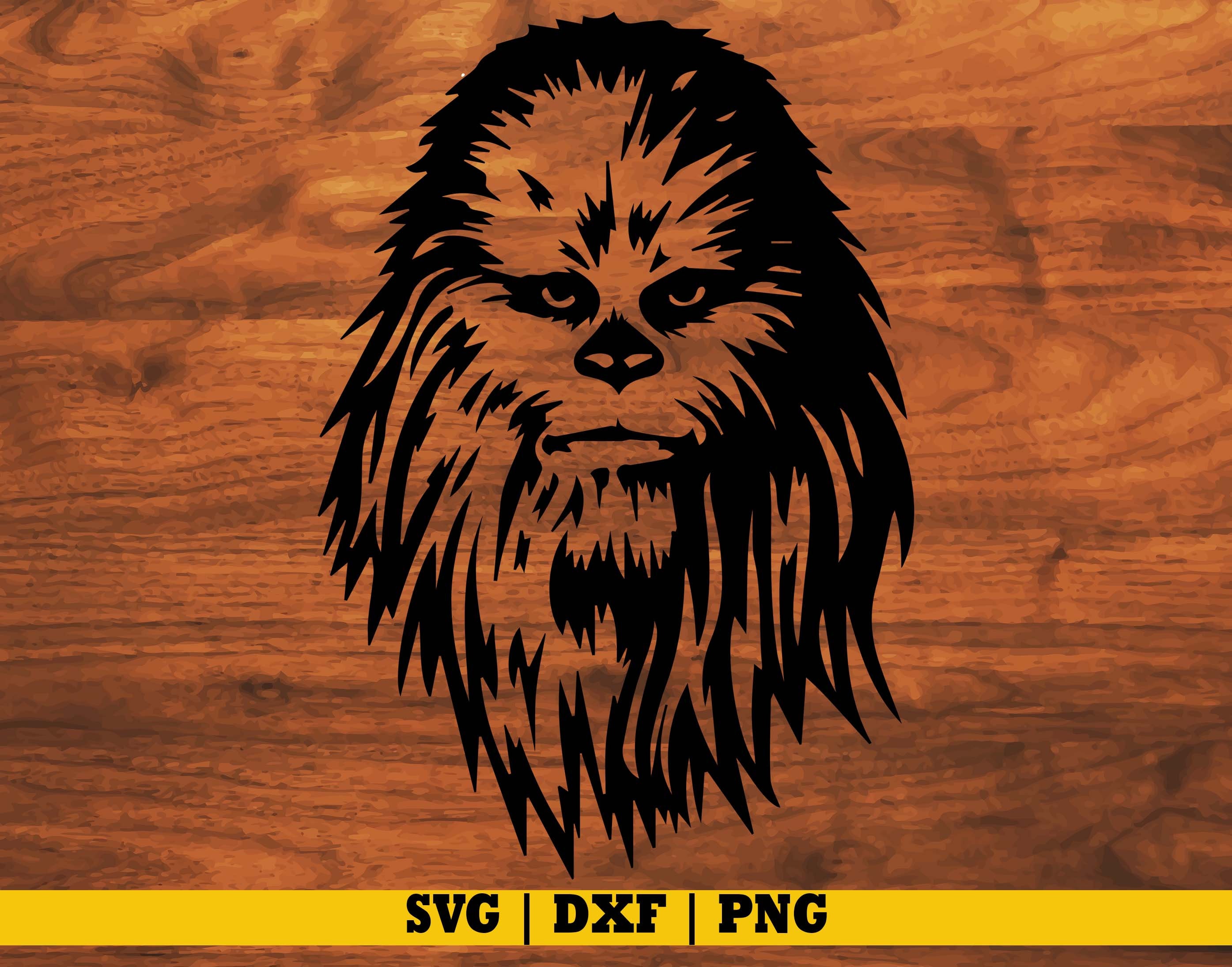 Chewbacca Stencil