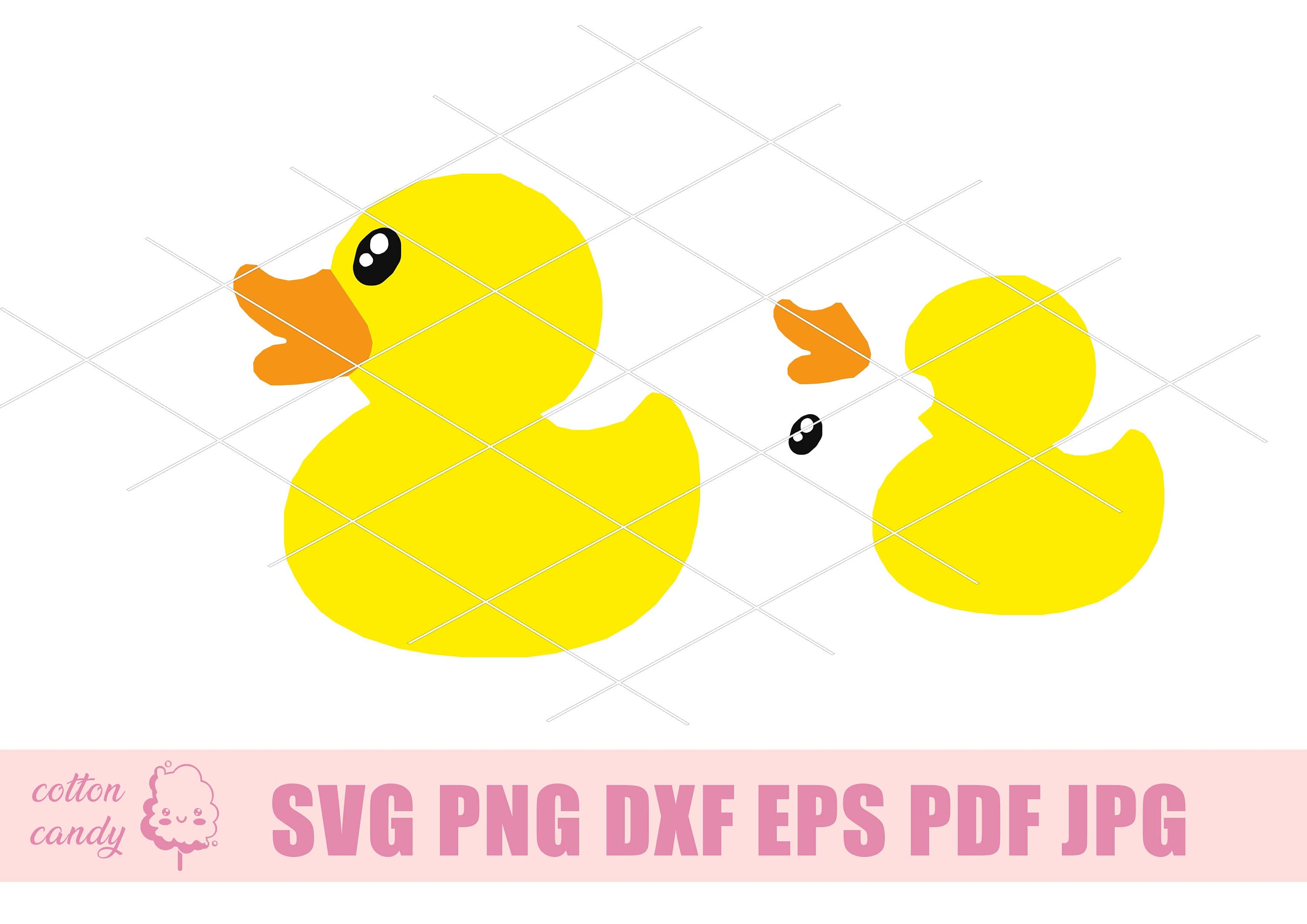Rubber Duck #2 SVG Rubber Duck Clipart Dxf Rubber Duck Cut Files For ...