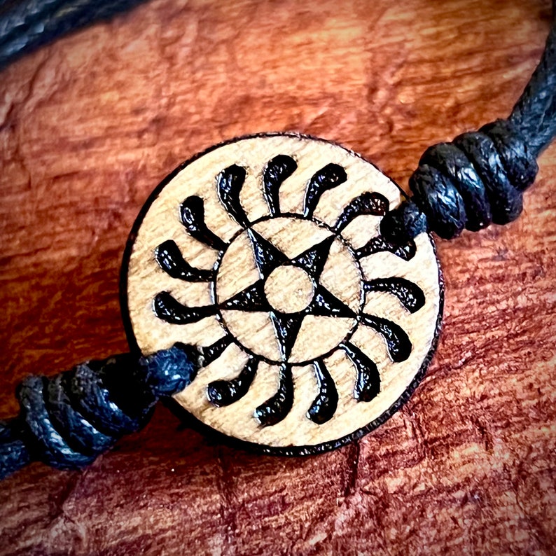 Cherokee Symbol for Transformation All Wood 1 Inch Engraved Pendant ...
