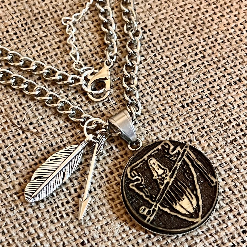 Heart Emblem Necklace - Etsy