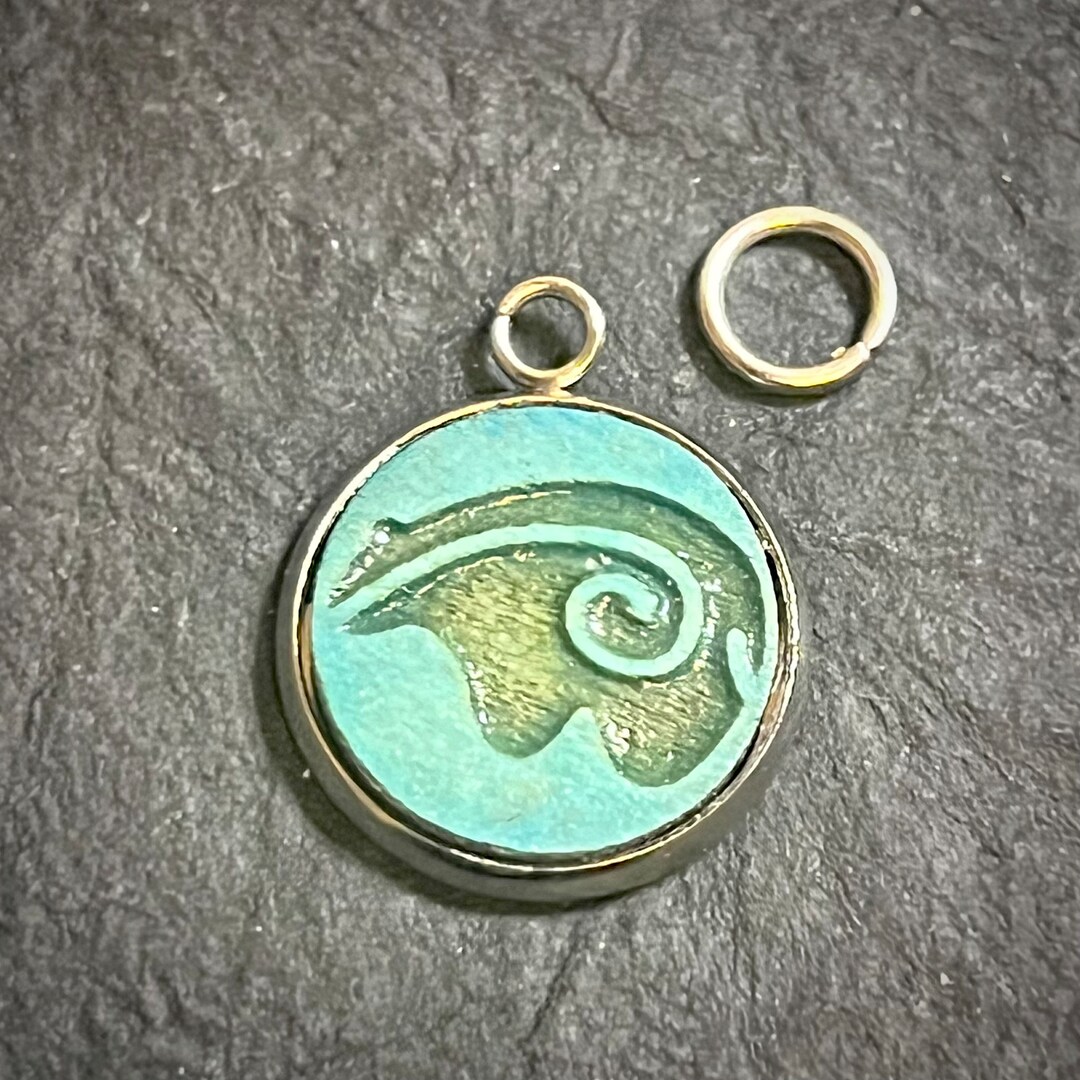 Tribal Bear 16mm Charm Pendant Wood Engraved Metal Bezel - Etsy