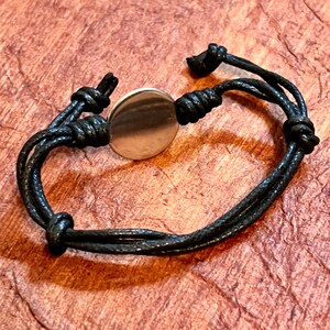 Chickasaw Nation Symbol Wood Engraved Metal Bezel Pendant Adjustable ...