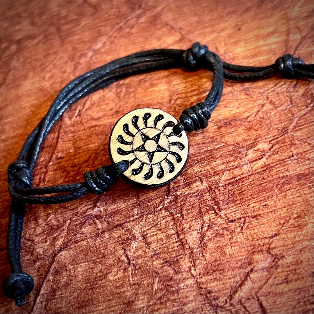 Cherokee Symbol for Transformation All Wood 1 Inch Engraved Pendant ...