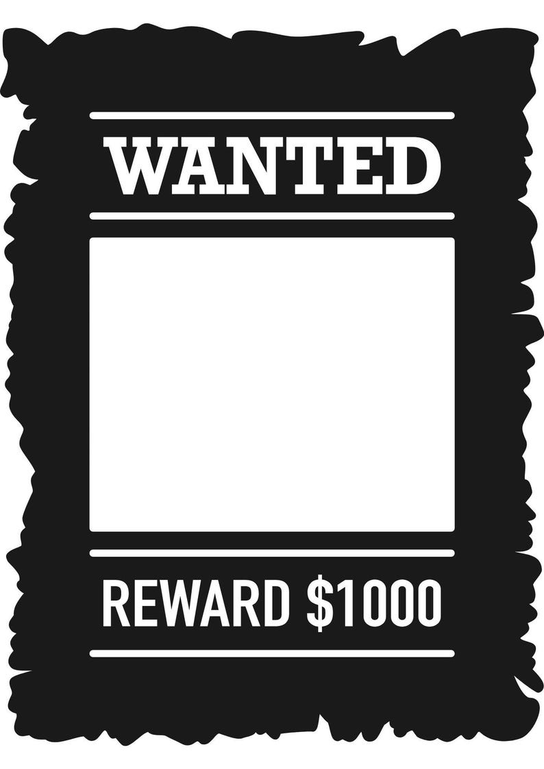 Classic Wanted Poster, Digital Download, A4 Poster PDF - Etsy