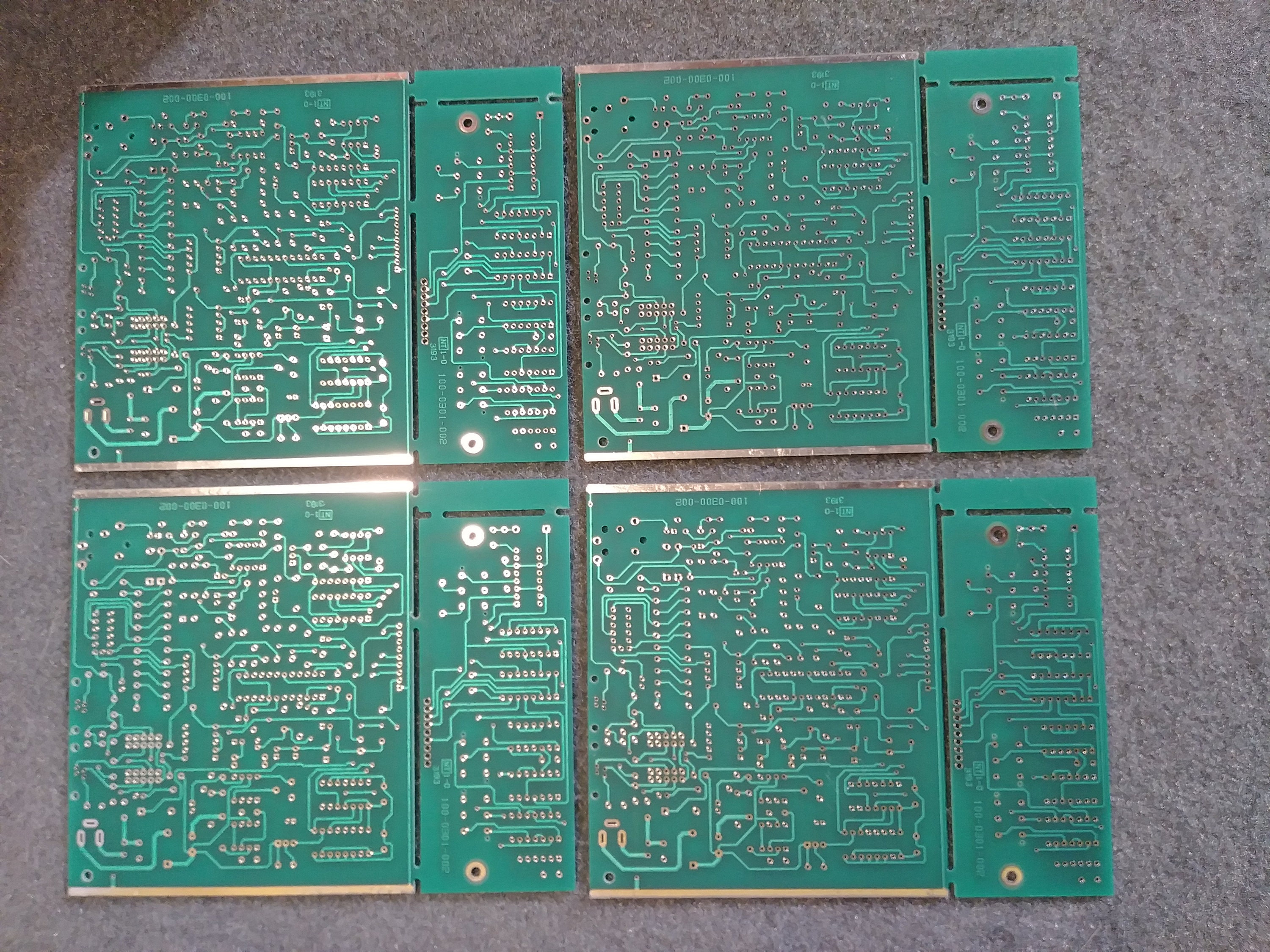 4x Printed Circuit Board PCB Bare Unpopulated Stock 4x - 6 1/2" X 5 1/4 ...