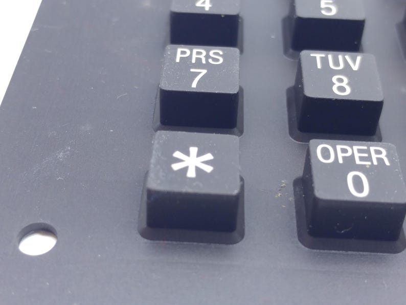 4x Rubber Telephone Keypad Classic Dialpad DTMF Dial Phone Silicone ...