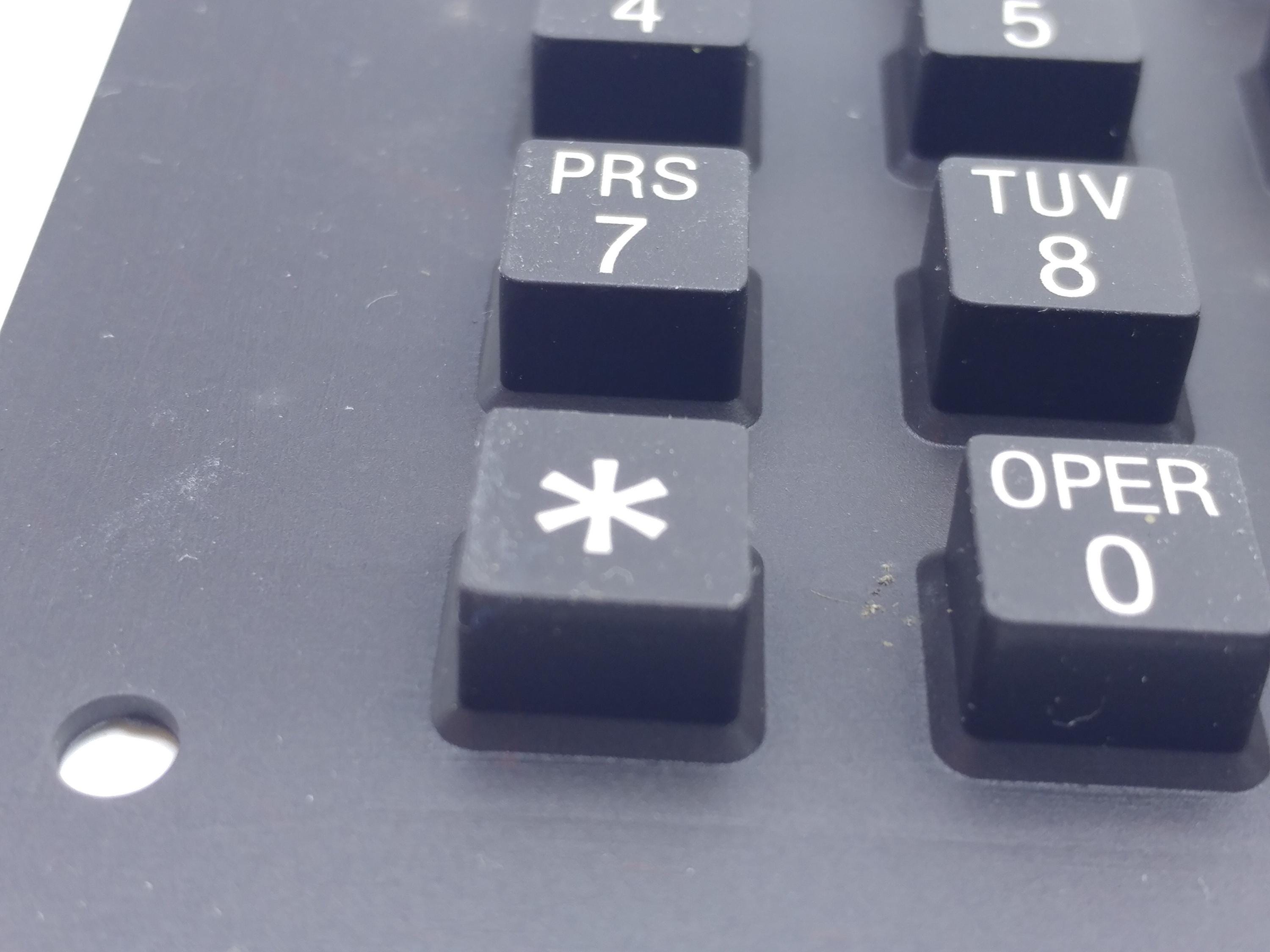 4x Rubber Telephone Keypad Classic Dialpad DTMF Dial Phone Silicone ...