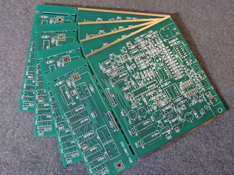 4x Printed Circuit Board PCB Bare Unpopulated Stock 4x - 6 1/2" X 5 1/4 ...
