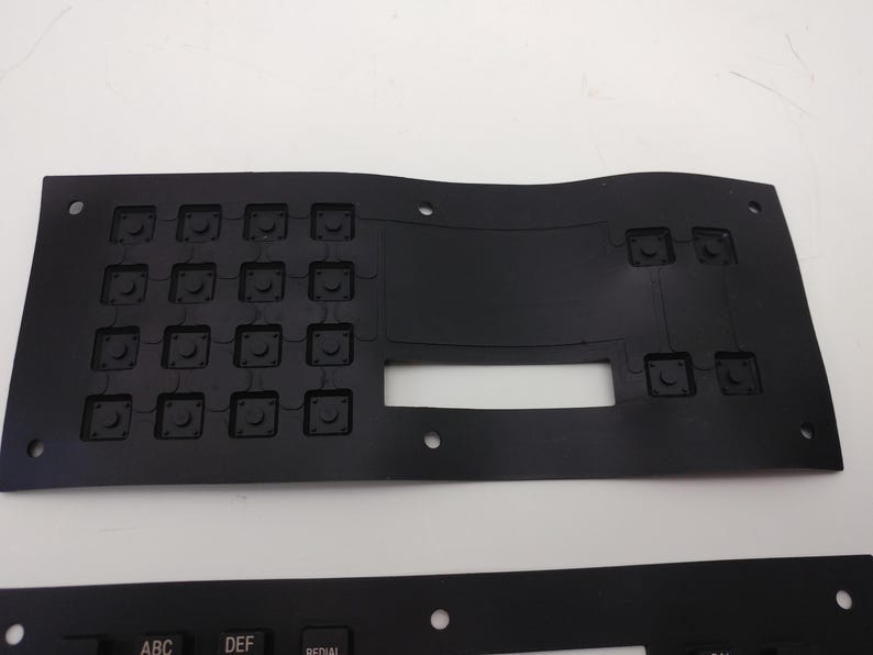 16x Rubber Telephone Keypad Classic Dialpad DTMF Dial Phone Silicone ...