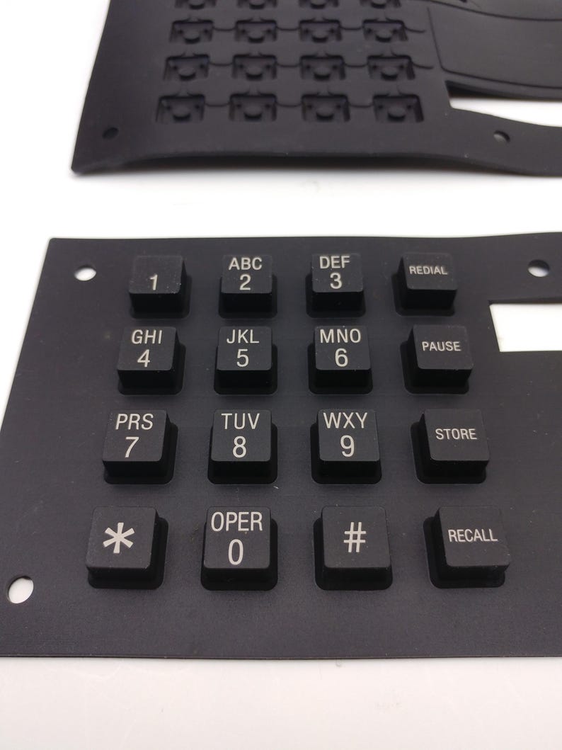 4x Rubber Telephone Keypad Classic Dialpad DTMF Dial Phone Silicone - Etsy