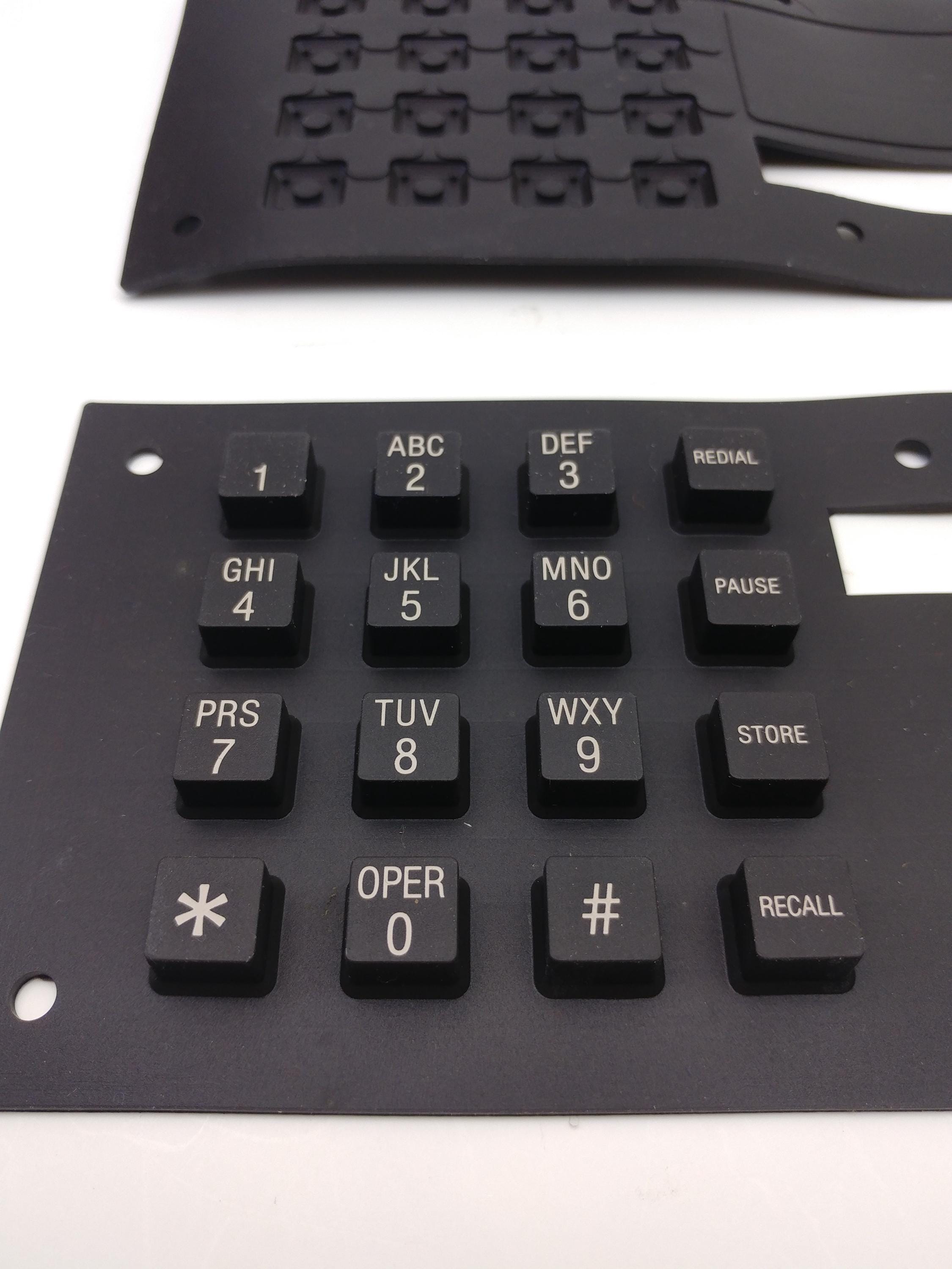 4x Rubber Telephone Keypad Classic Dialpad DTMF Dial Phone Silicone - Etsy