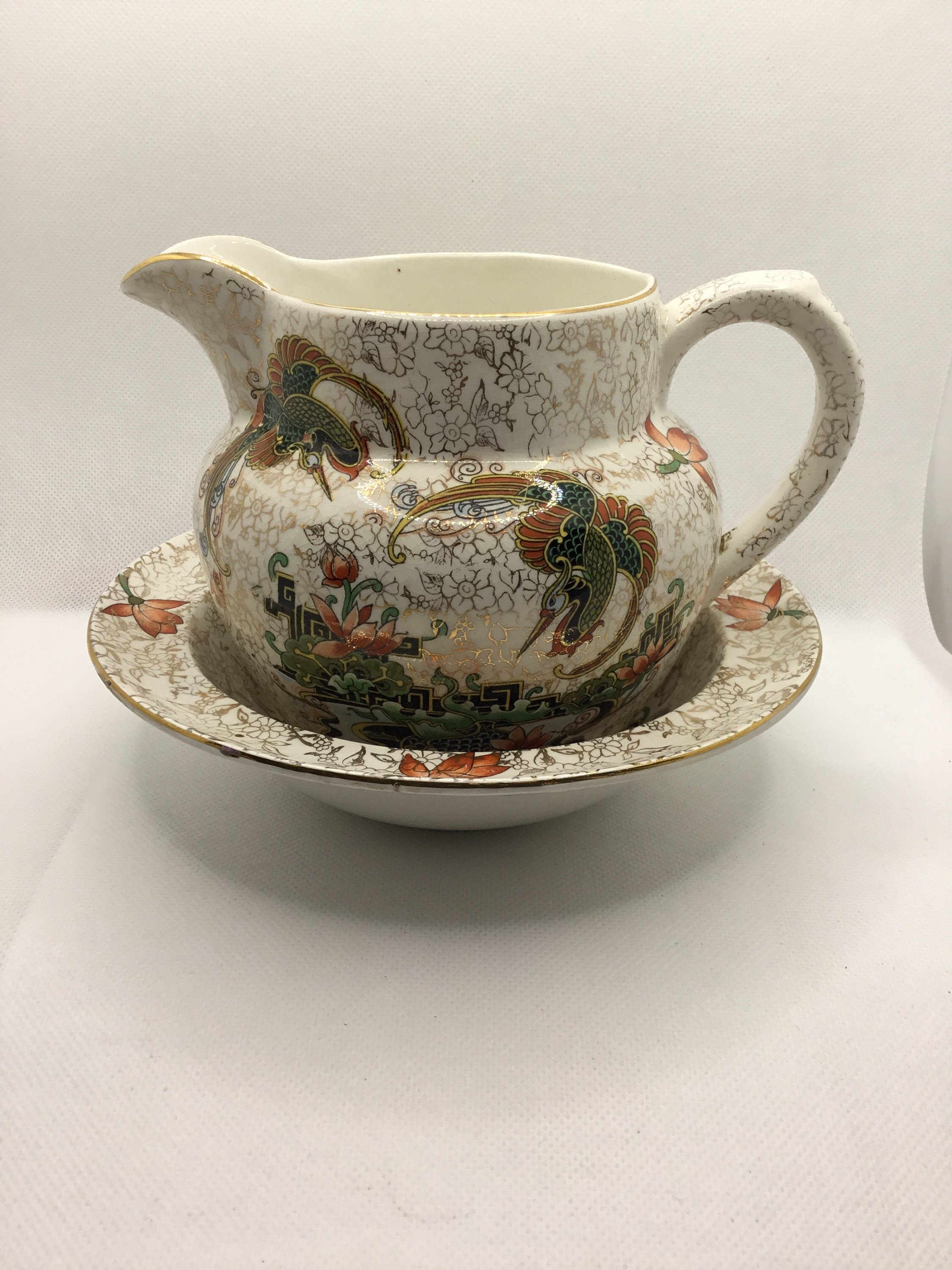 Thomas Forester and Co. Phoenix Ware Porcelain Miniature Pitcher and ...