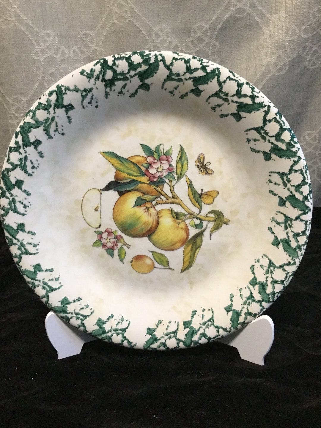 Set of 4 Vintage Plates by Himark China Made in Italy Have Lovely ...