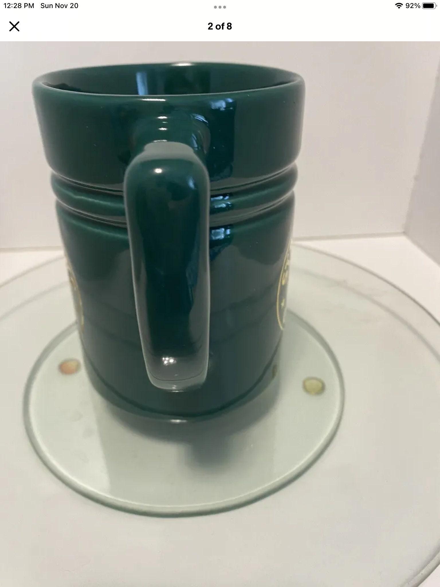 SUPER RARE STARBUCKS Hotjo Vintage Travel Mug W/ Gold Split Tail ...