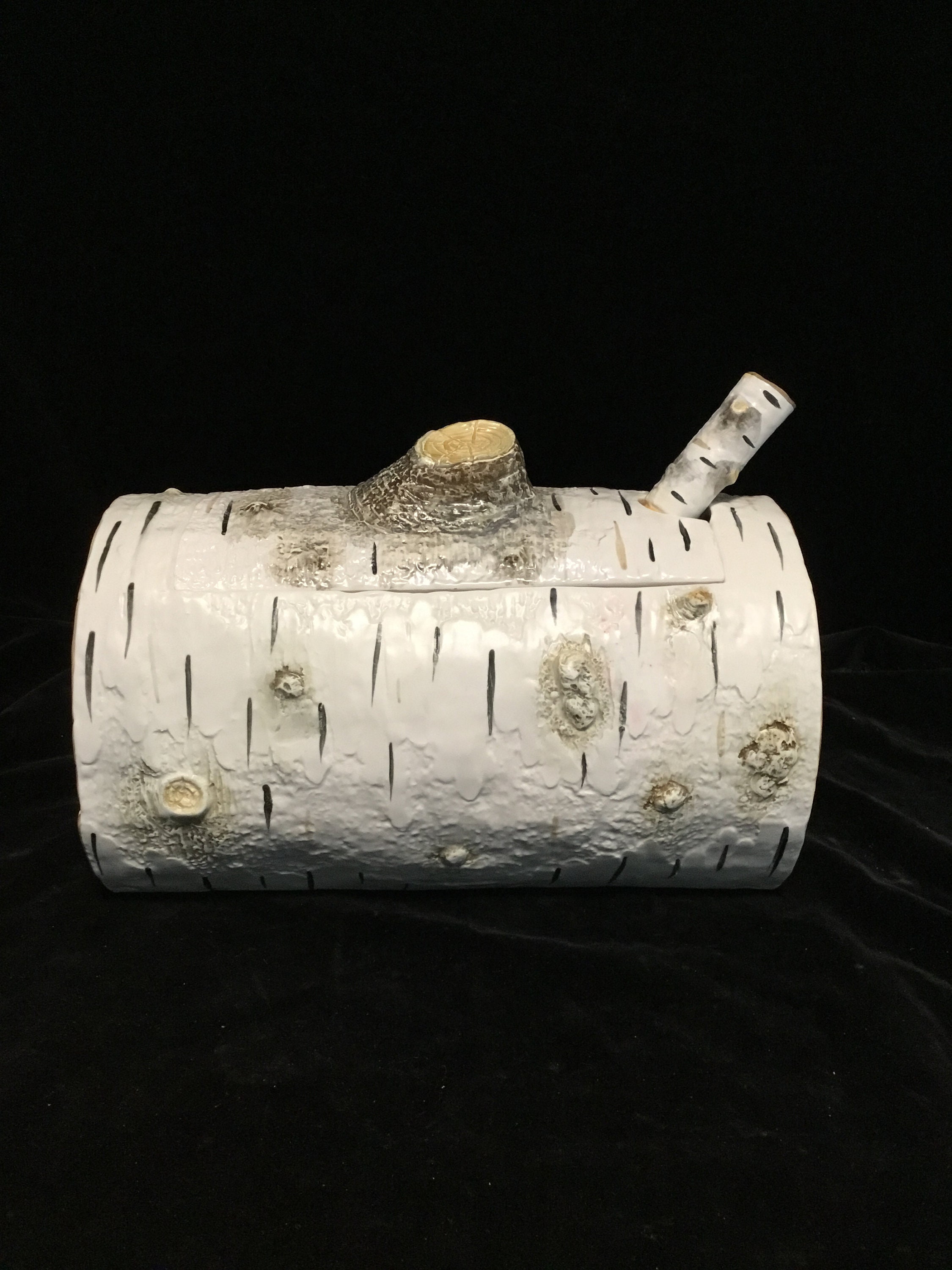 Birch Bark Soup or Vegetable Tureen Log and Ladle by Dept 56. - Etsy