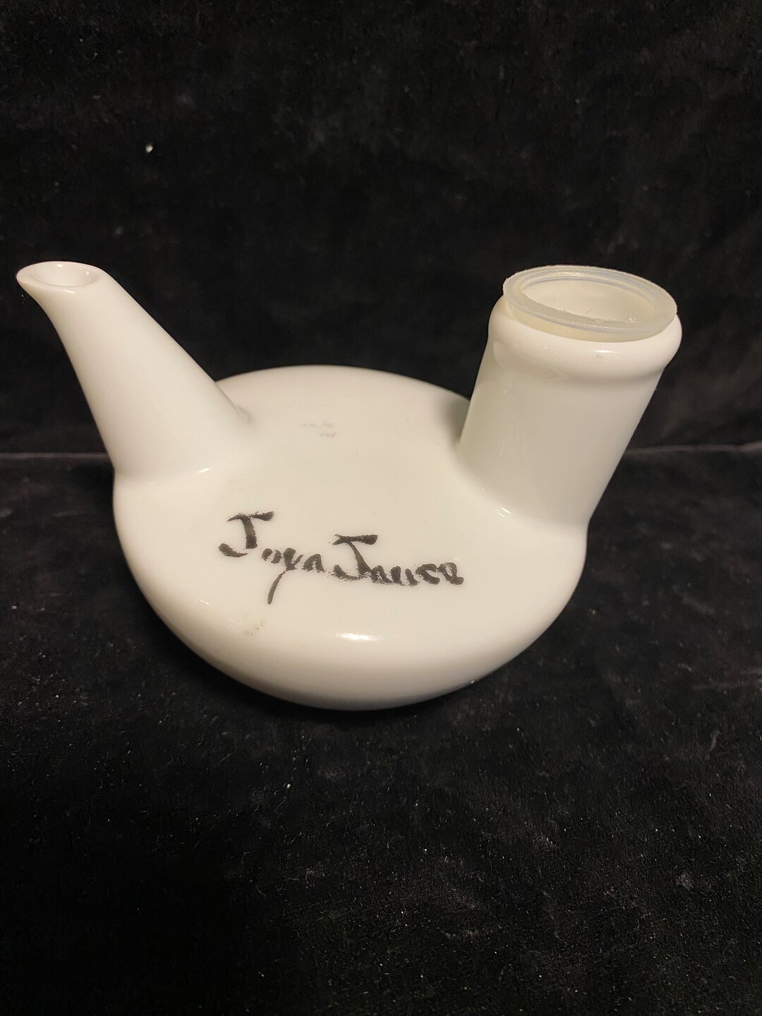 Vintage Tiki Bar Soya Sauce Dispenser - Trader Vic's Ceramic Pitcher ...