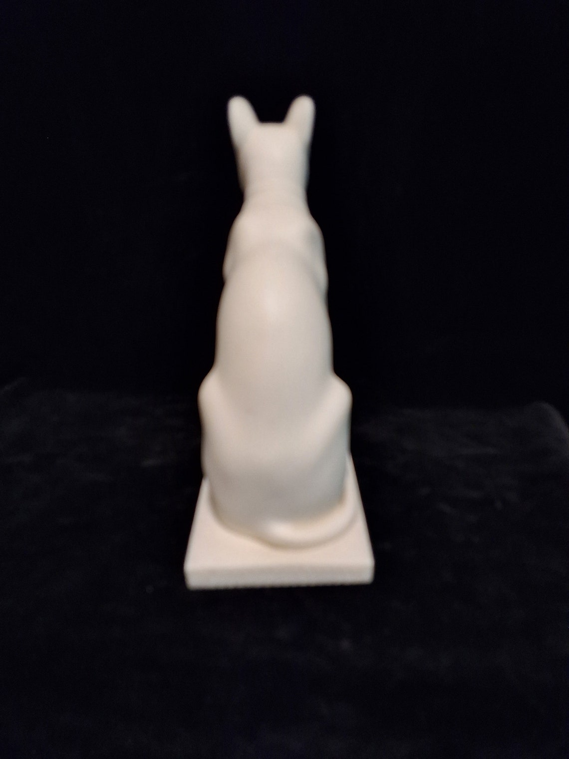Vintage Alabaster Egyptian Bastet Cat Hand Carved and Signed by Arnoldo ...