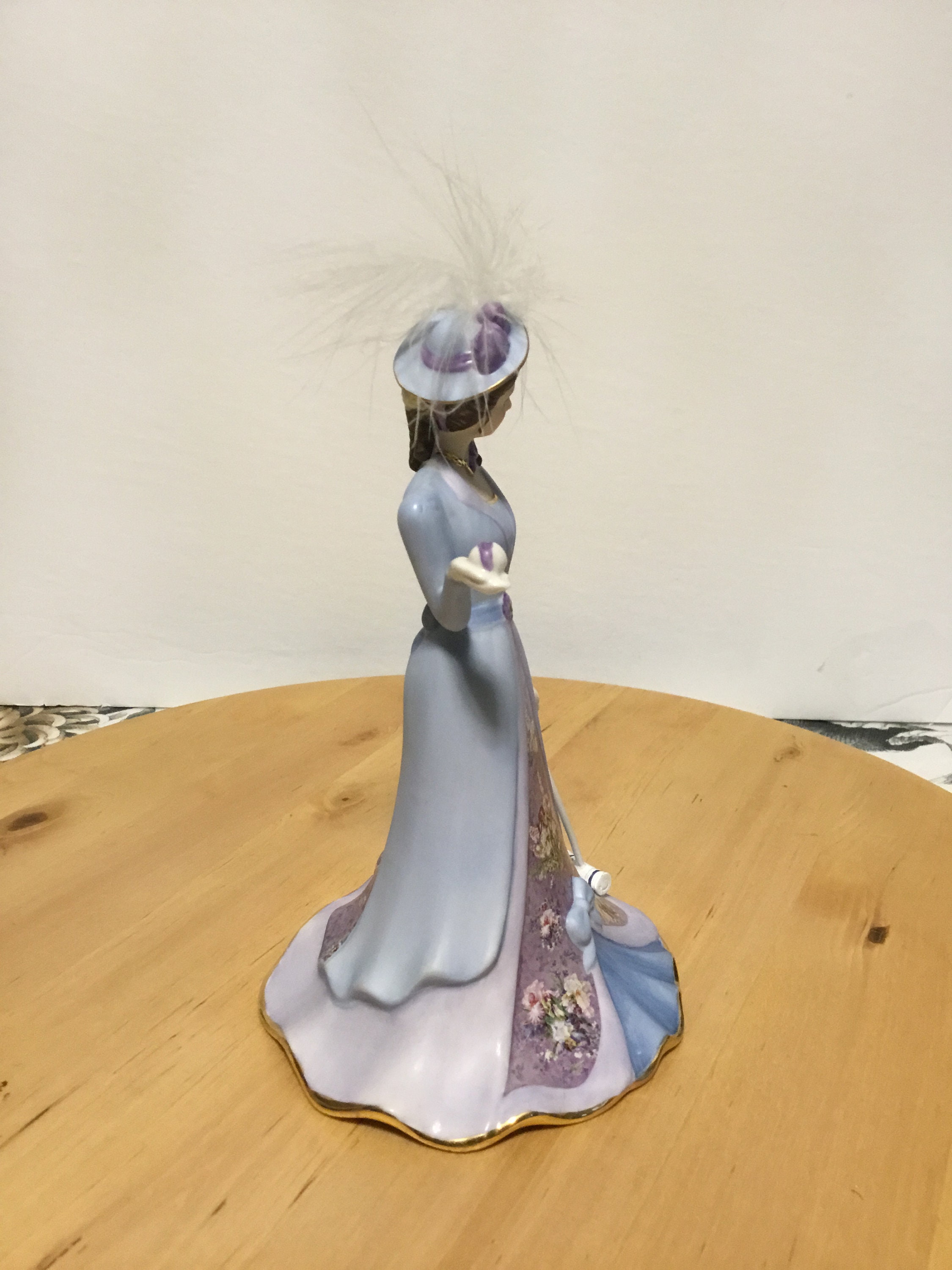 Lena Liu Elegant Era Painted Porcelain Bell Entitled “croquet Anyone ...