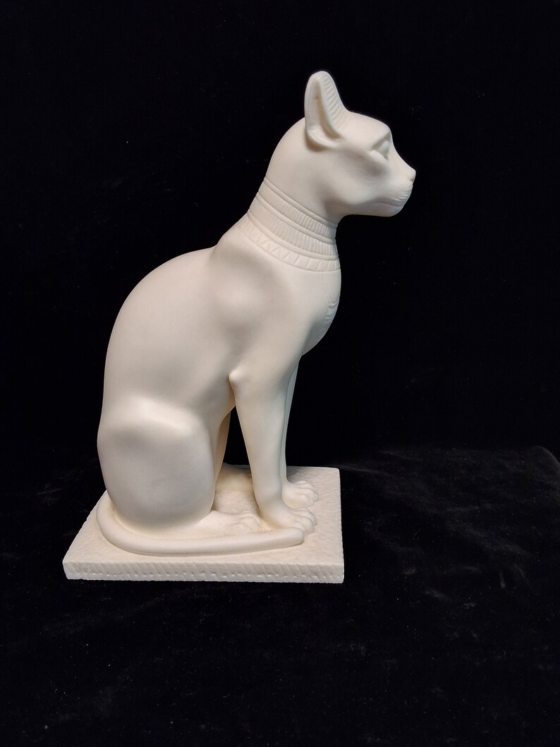Vintage Alabaster Egyptian Bastet Cat Hand Carved and Signed by Arnoldo Giannelli Italy 1995 - Etsy