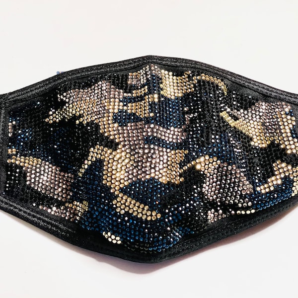 Bling Face Mask With Filter - Etsy