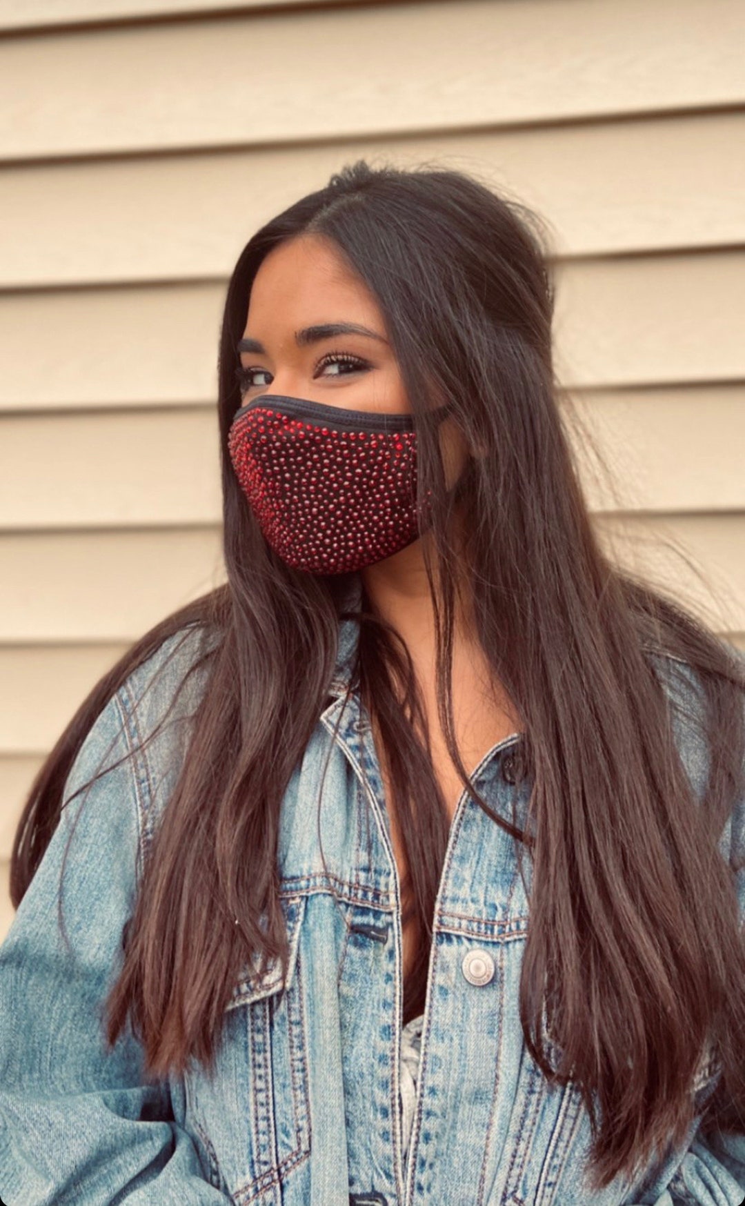 Bling Bling Rhinestone Face Covering NEW STYLE! 7 NEW Colors! - Etsy